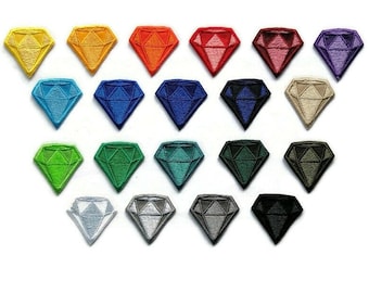 Embroidered Diamond - Etsy