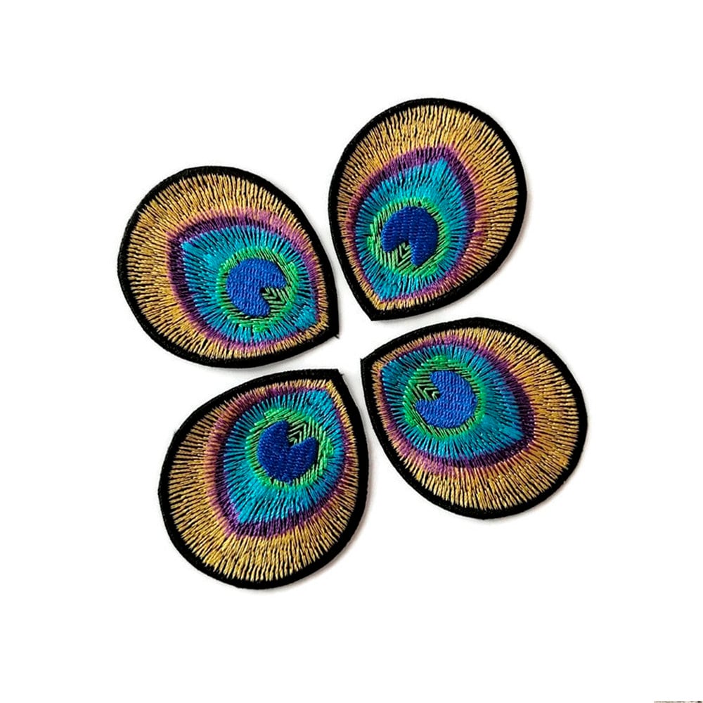 Peacock Feather Patch. Iron On. Sew on Patch. - Etsy