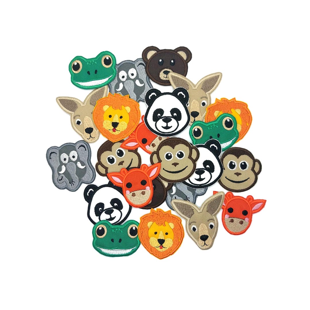 Animal Patches, Wildlife Patch, Animal Embroidery, Animal Patches for ...