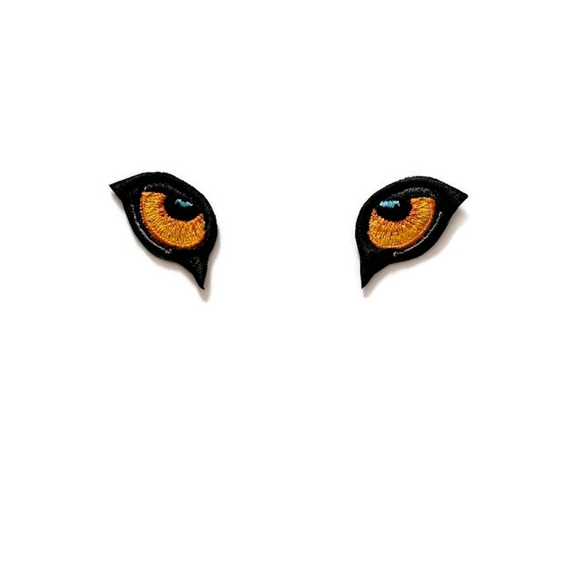 Wolf's Eyes Patches. Wolf Eye Patch. Animal Eyes Embroidered Patches ...