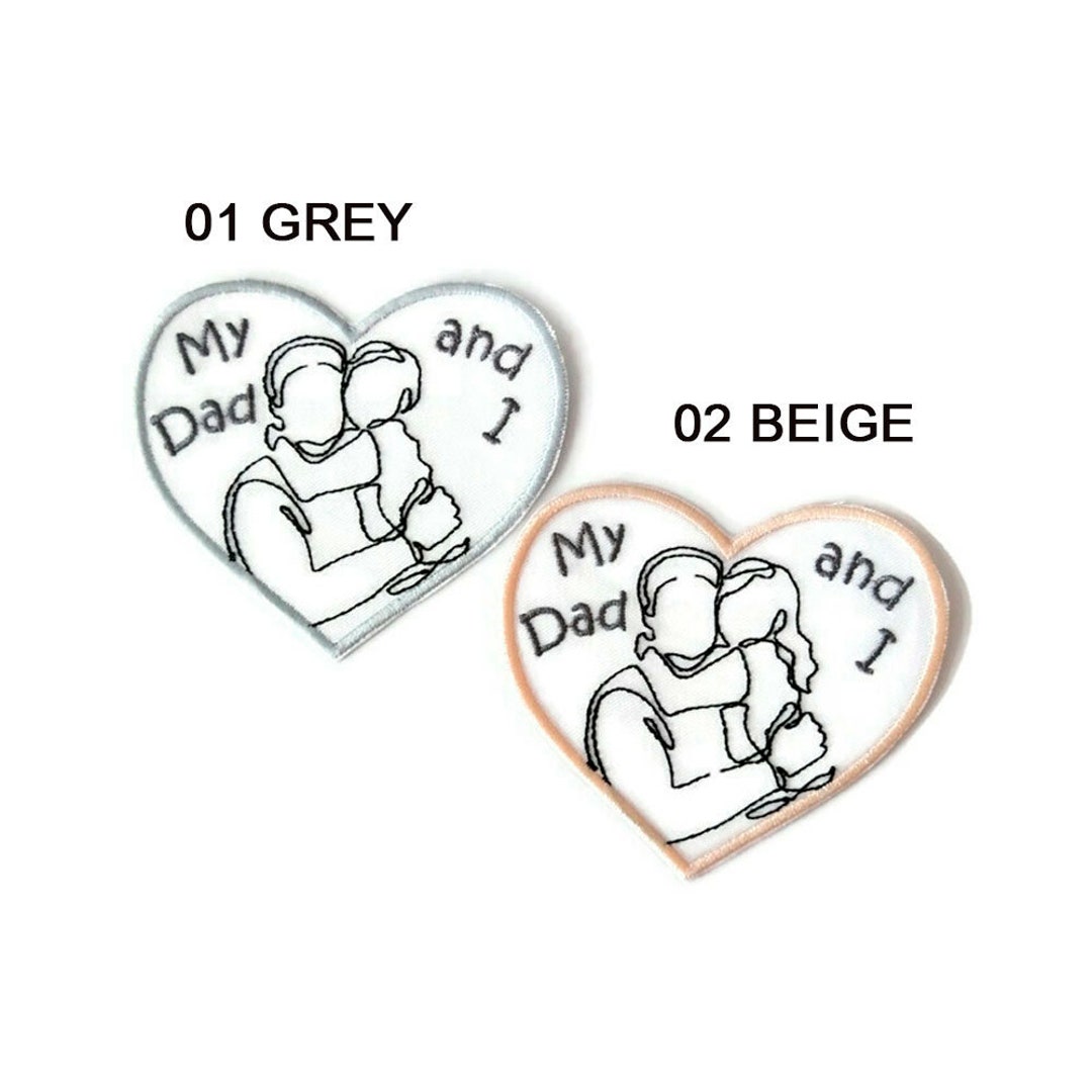 Custom Patch for Father's Day. Father's Day Gift, Machine Embroidery ...