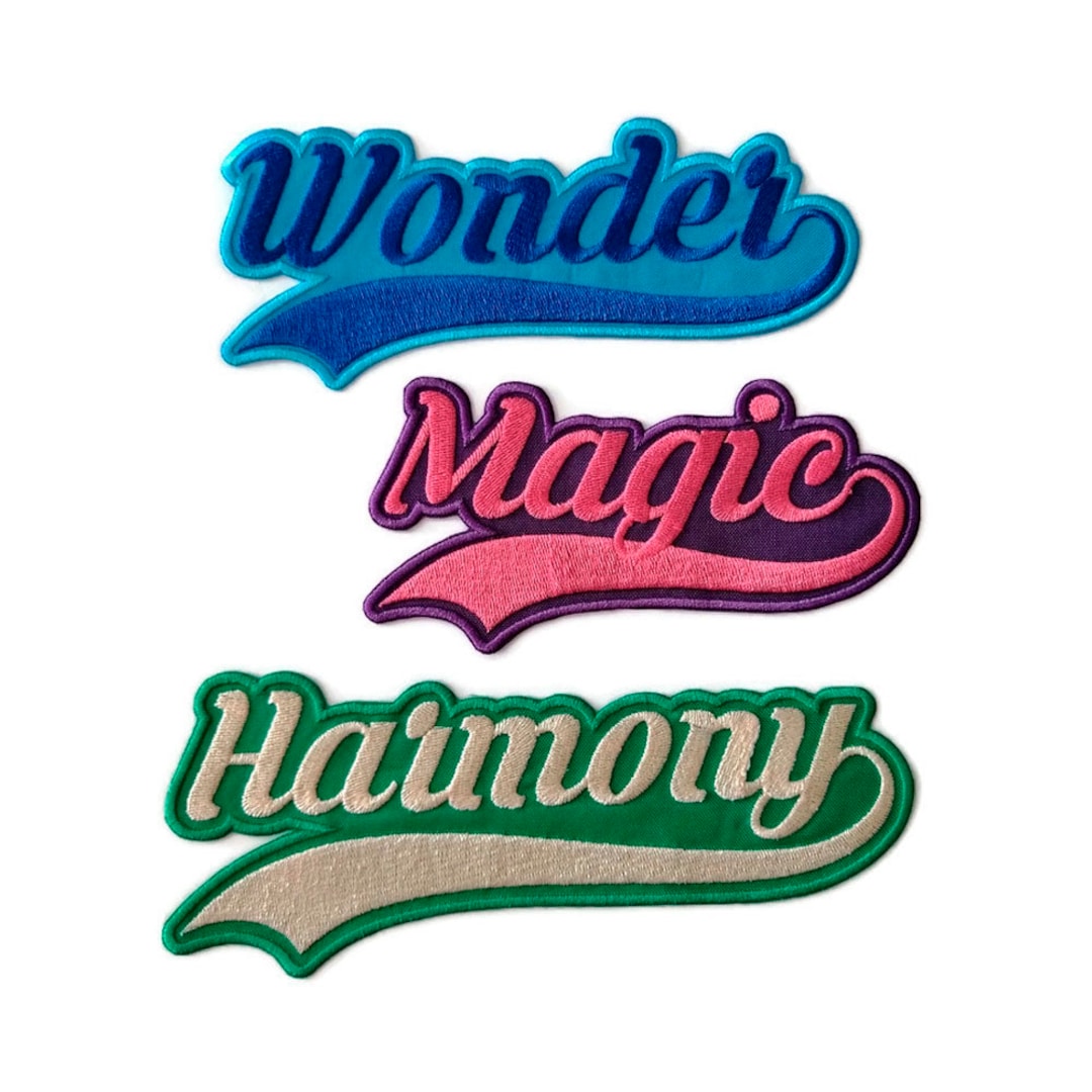 Custom Embroidered Name Patch - ~3 Inches Tall, Baseball Style Name ...