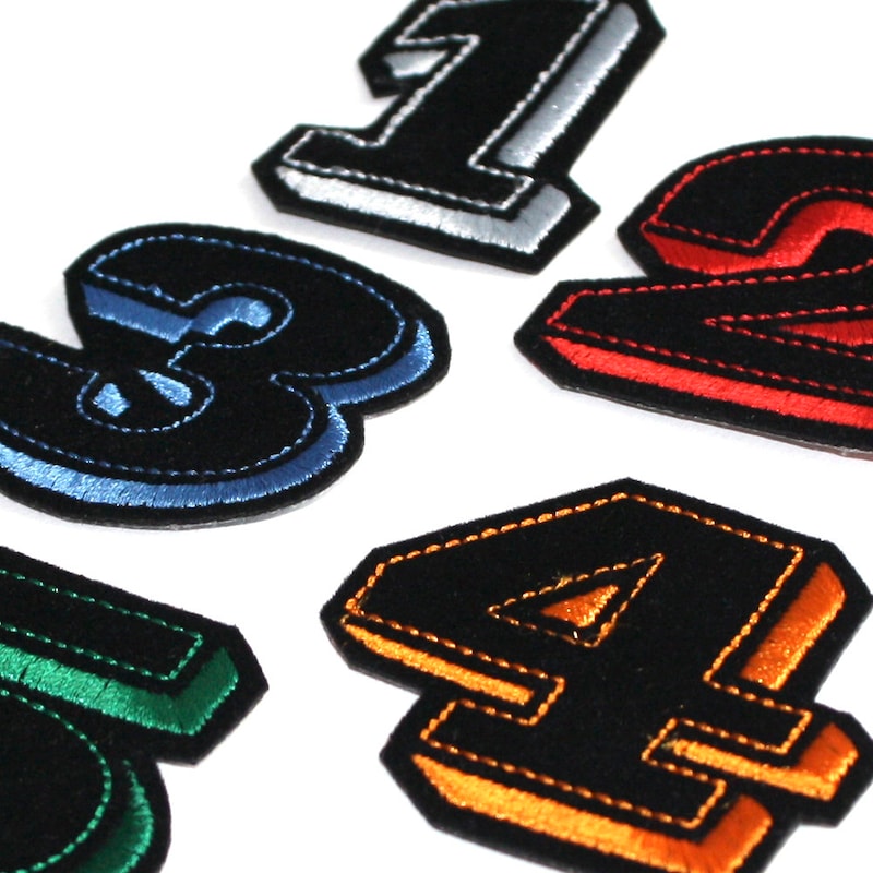 Custom Numbers Patch - Etsy