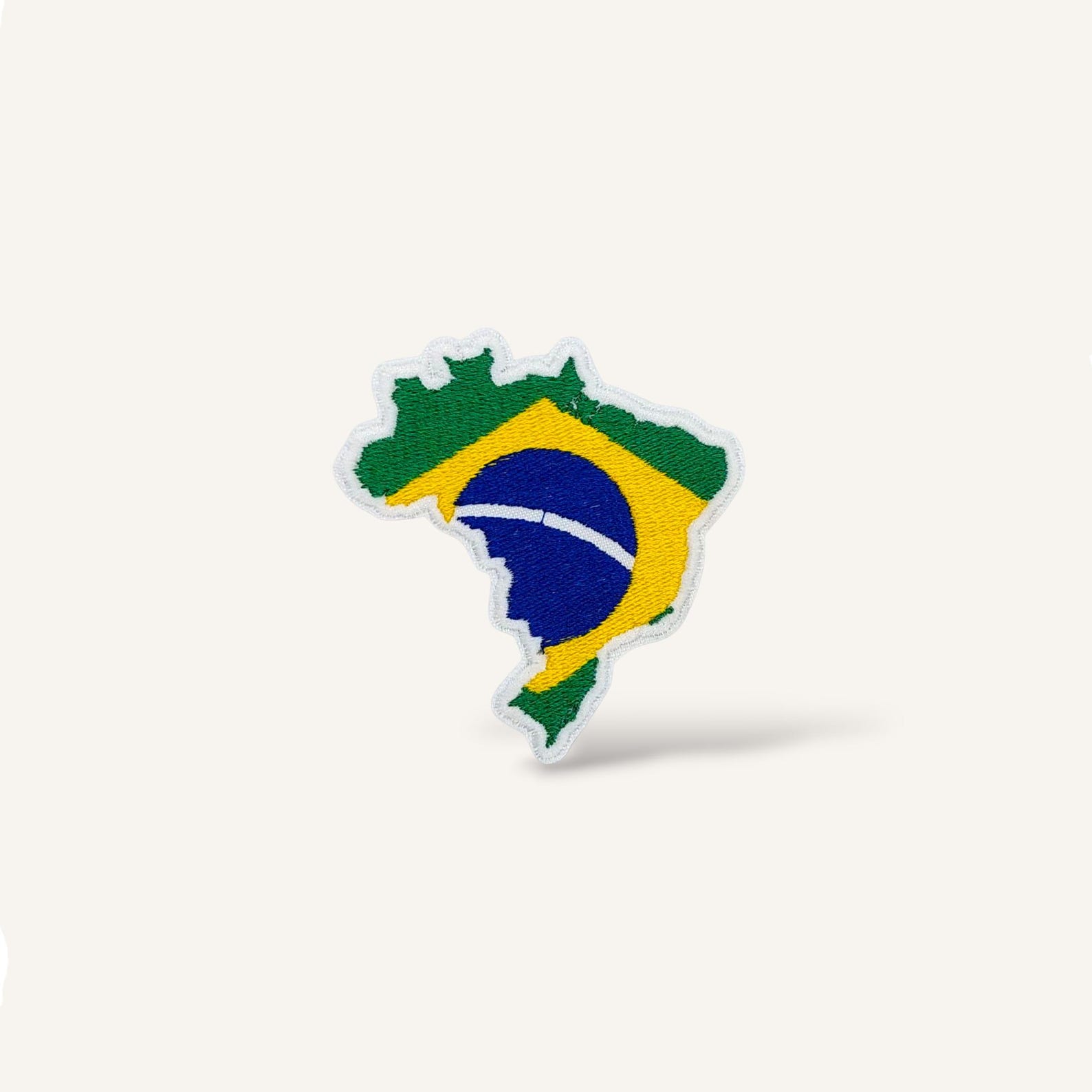 Brazil Embroidered Patch, Embroidered Map, Embroidered Flag, Country ...