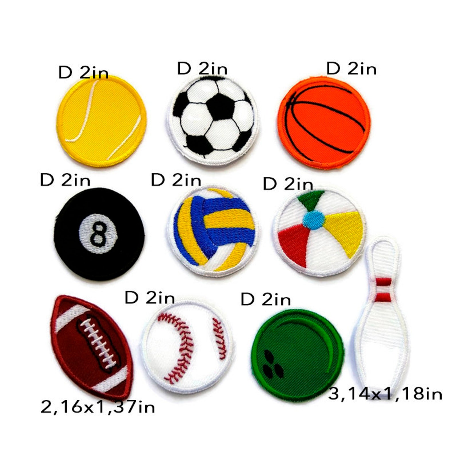 Sports Equipment Embroidered Patches, Iron on Ball Patches, Basketball ...