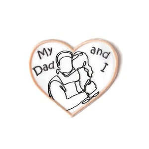 Custom Patch for Father's Day. Father's Day Gift, Machine Embroidery ...