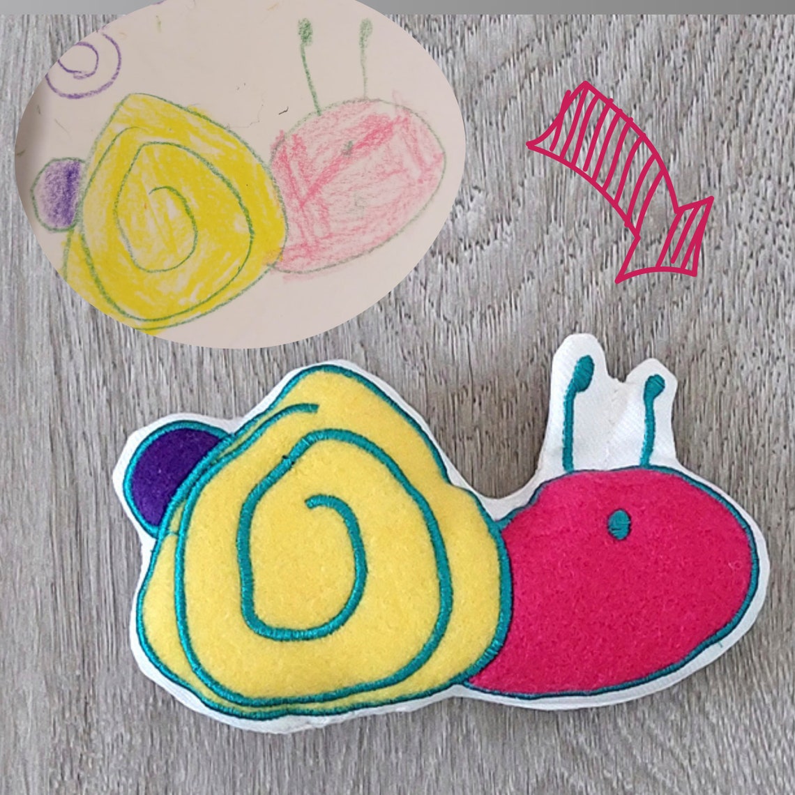 Convert Kid's Drawing Into a Plushie Pillow! A Simple Way to Make a ...