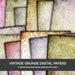 Vintage Grunge Digital Paper, Vintage Patterns, Vintage Wallpaper ...