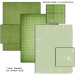 Emerald Isle Digital Paper Pack, St Patricks Day Digital Papers, Green ...