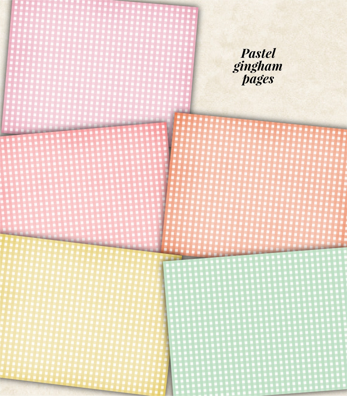 Pastel Journal Pages Printable Junk Journal Papers Digital - Etsy