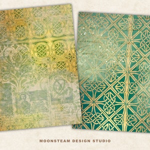 Celtic Paper Pack, St Patrick's Day, Ireland, Irish Digital Paper ...