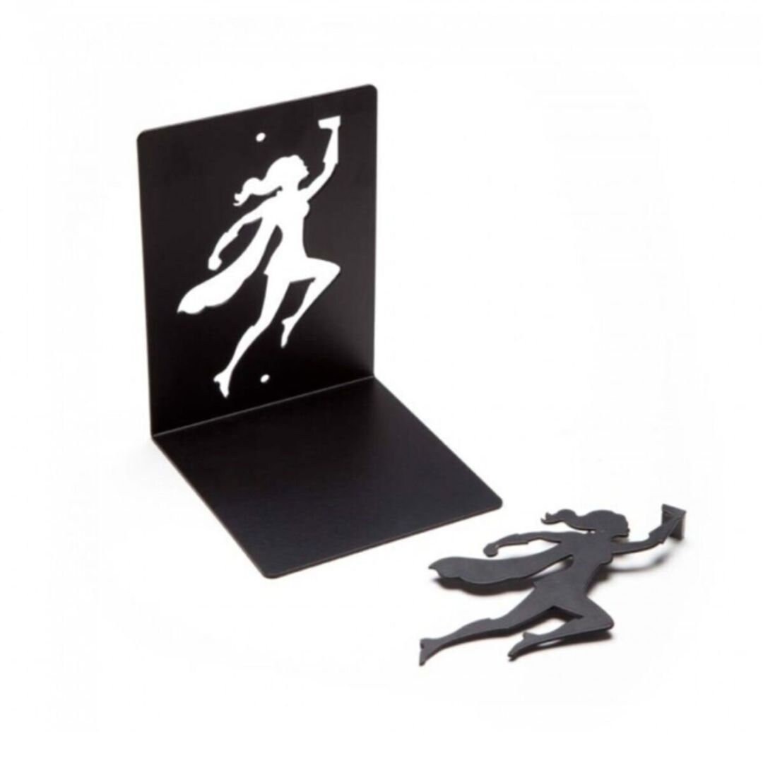 Decorative Metal Bookcase, Multi-purpose Rack, Rising Woman Figured ...