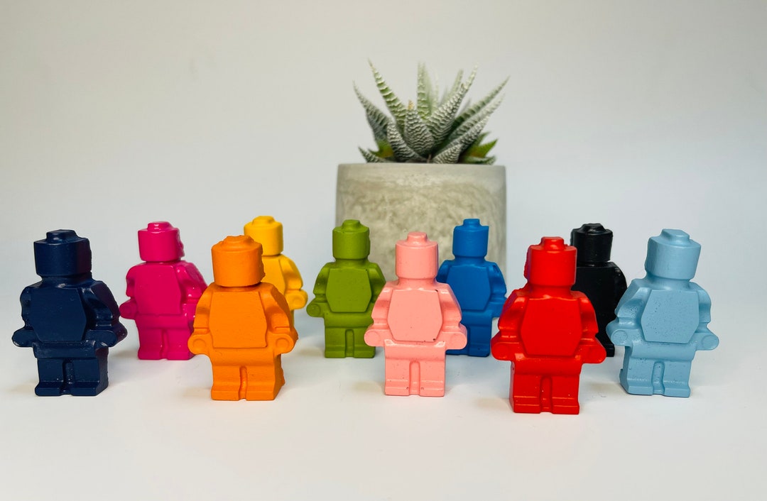 Medium Coloured Concrete Man | Concrete Robots | Concrete Gifts |gifts ...