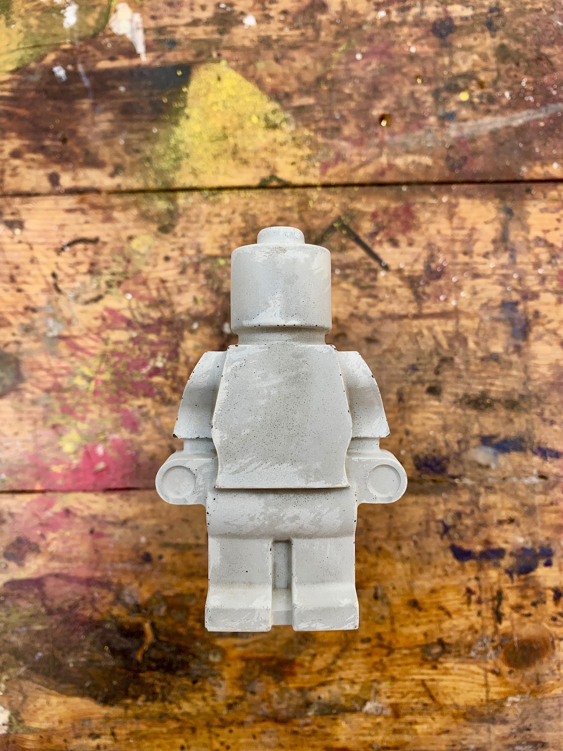 Large Concrete Lego Man Concrete Robot Concrete Gift Gifts - Etsy