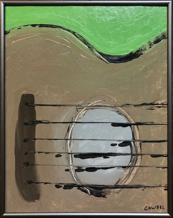 Original Framed ABSTRACT OIL PAINTING by Jeff Cowell 11 X 14 - Etsy