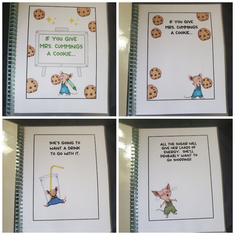 If You Give a Teacher a Cookie Book Template - Etsy
