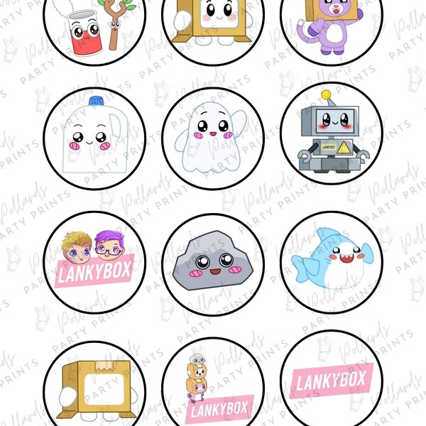 Lankybox Png - Etsy