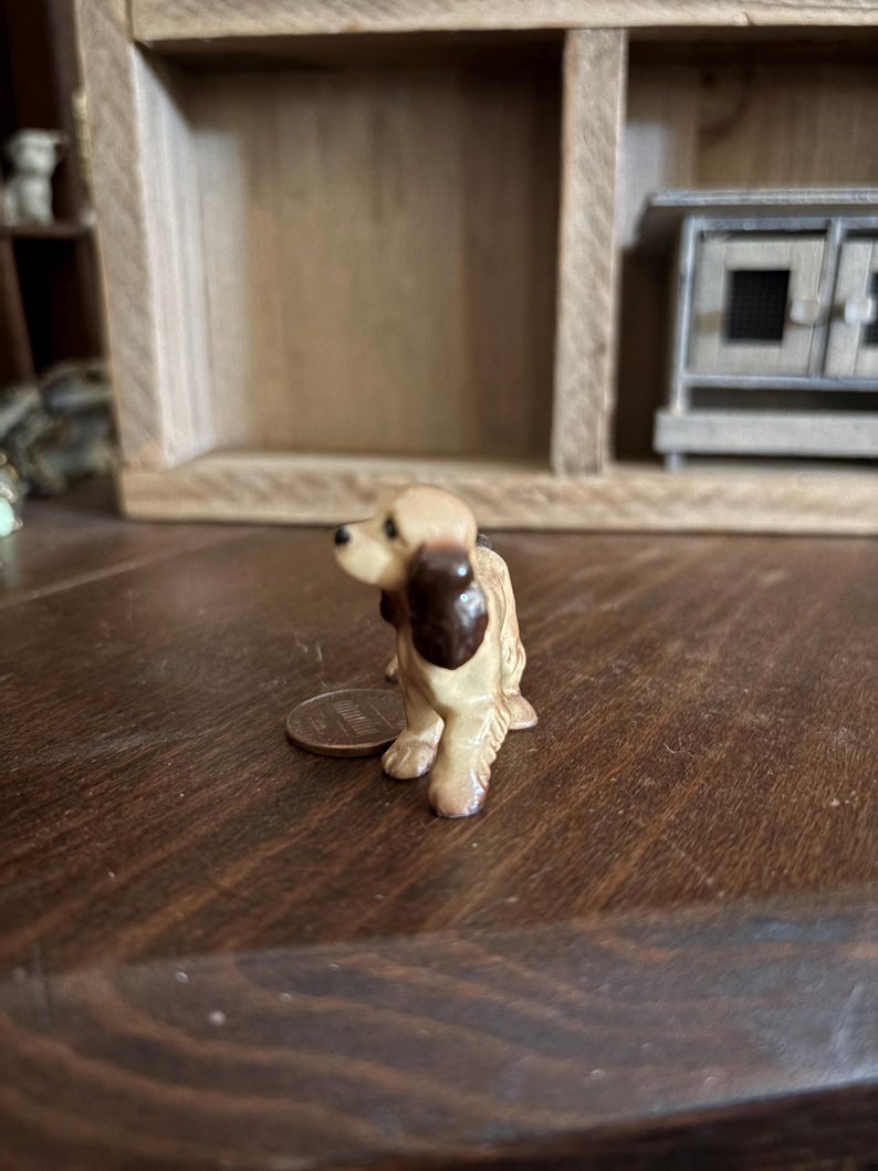 Trinkets, Vintage Hagen Renaker Cocker Spaniel Dog, Antique Shelf ...