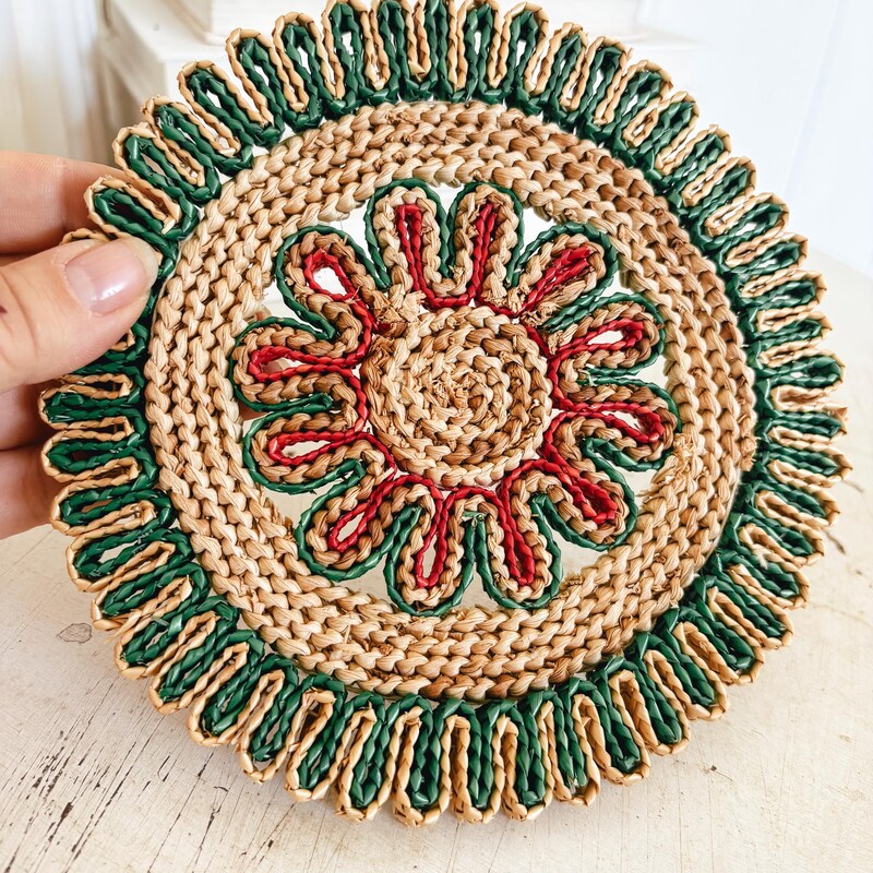 Straw Trivets - Etsy