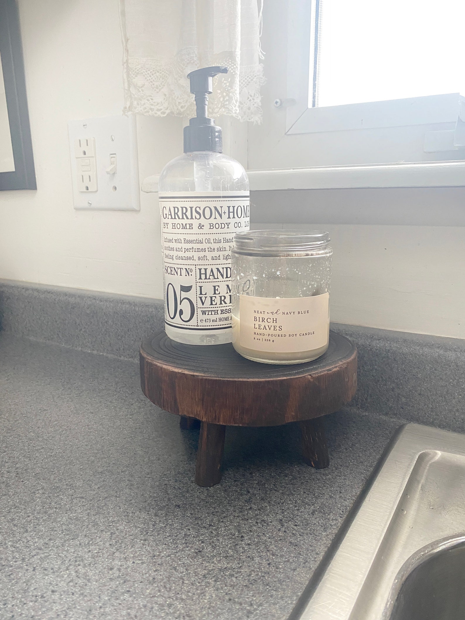 Rustic Wood Tray Wood Display Stand Wood Pedestal Riser - Etsy