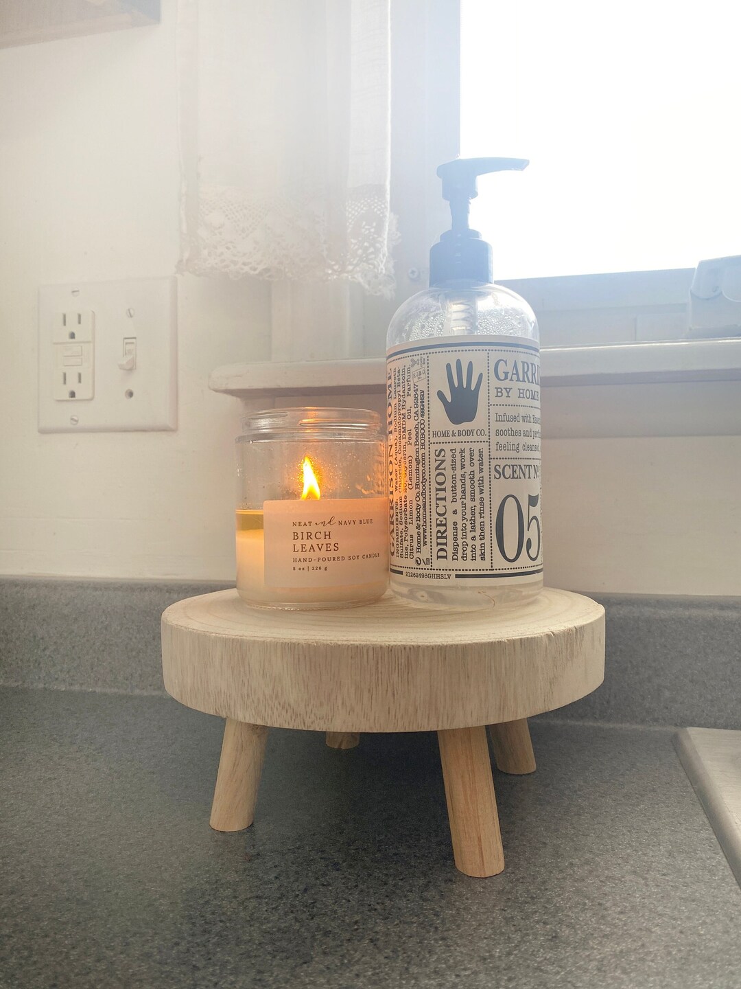 Wood Riser, Wooden Riser, Wood Pedestal, Display Riser, Rustic Wood ...