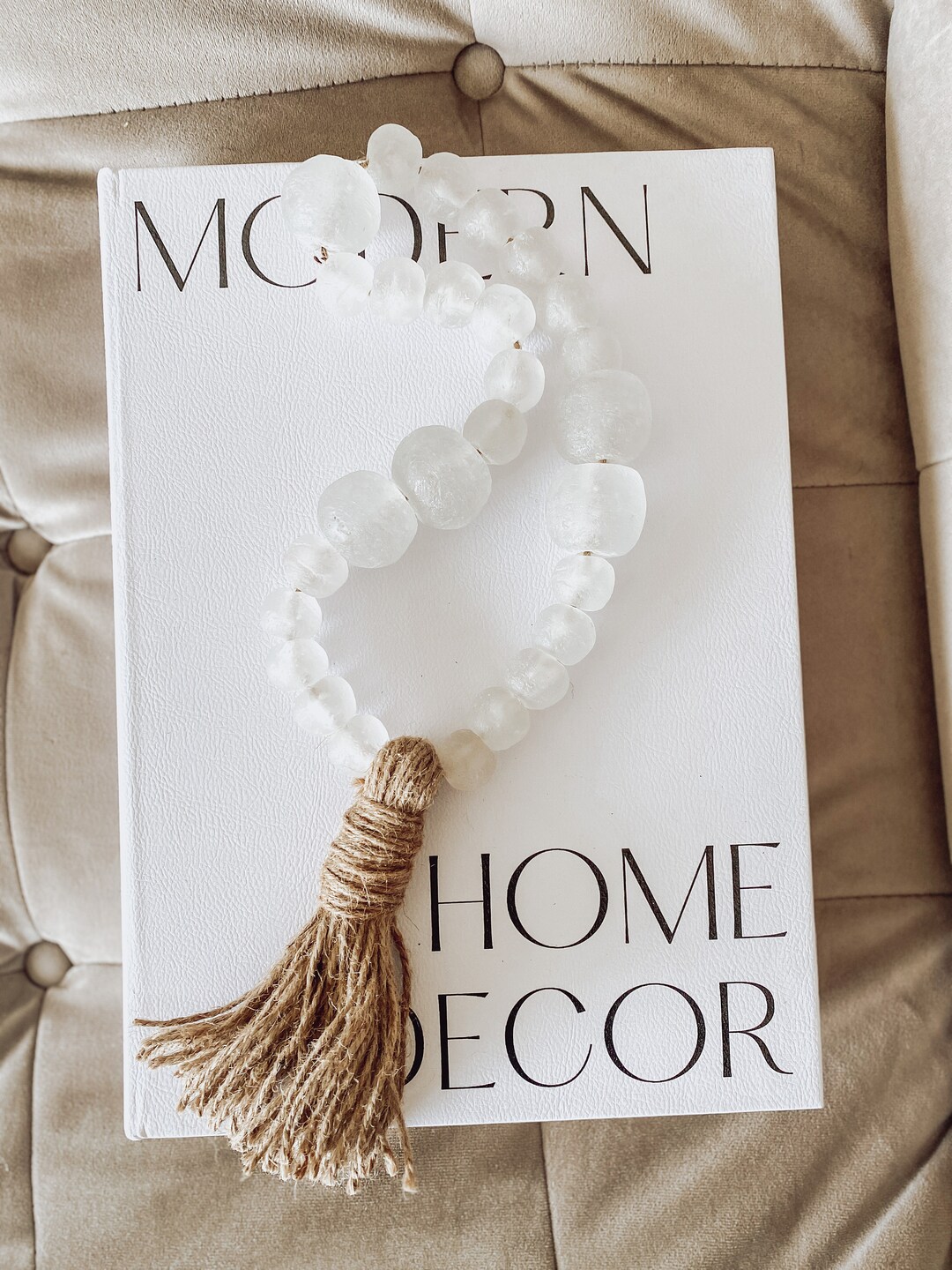 Sea Glass, Coastal Decor, Beach Decor Seaglass Art, Garland, Coastal ...