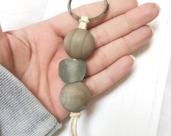Sea Glass Keychain | Etsy