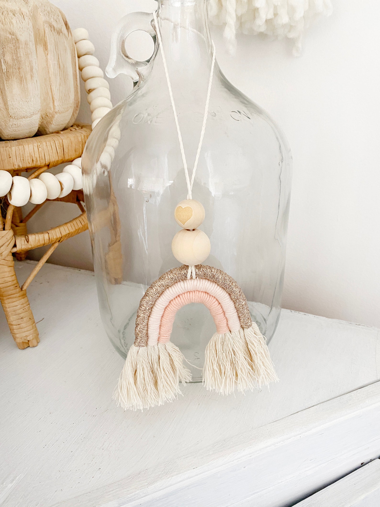 Boho Nursery Rainbow Wall Hanging Boho Rainbow Decor - Etsy