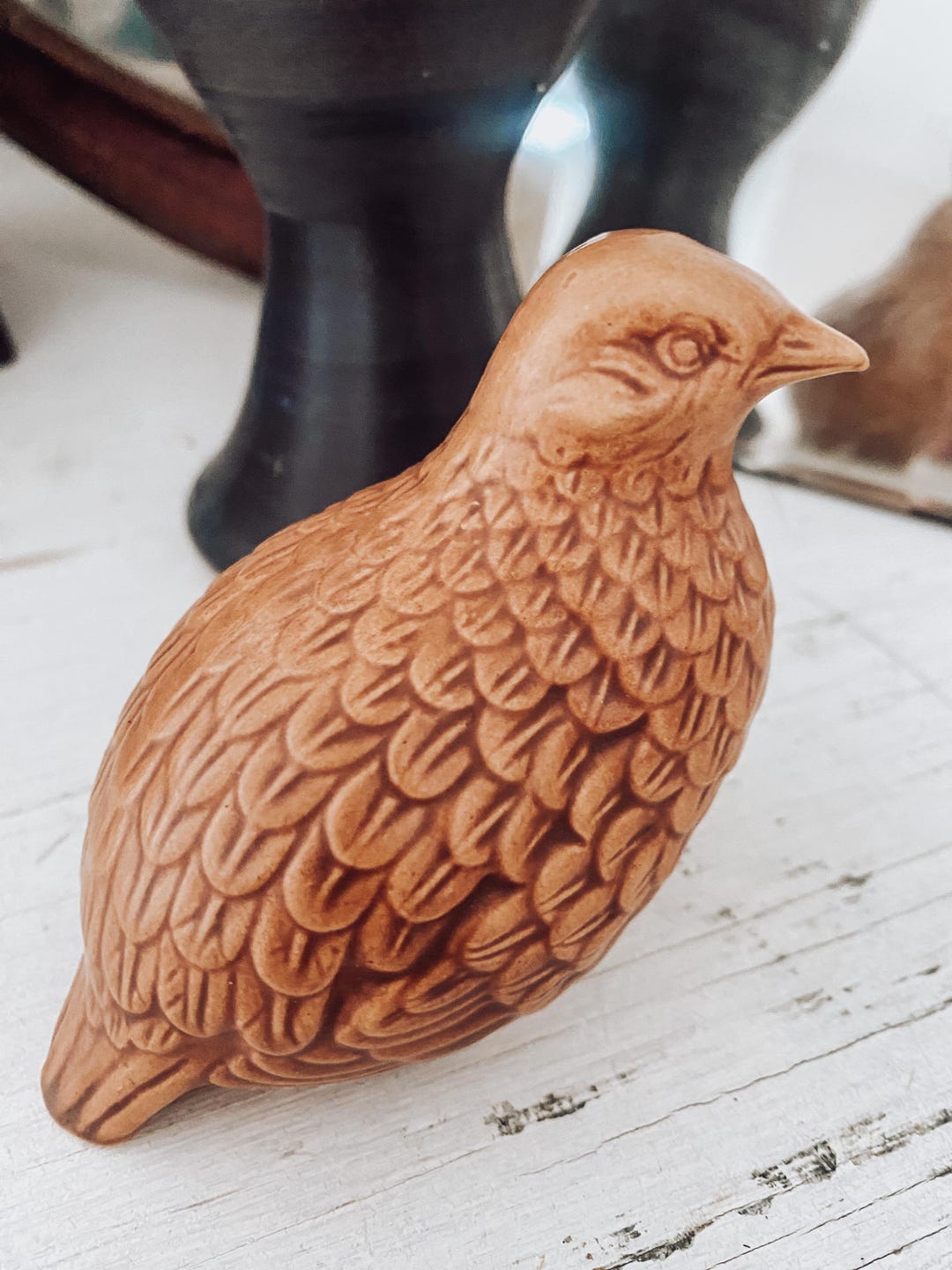 Vintage Ceramic Quail, Bird Figurines, Antique Home Decor, Vintage Bird ...