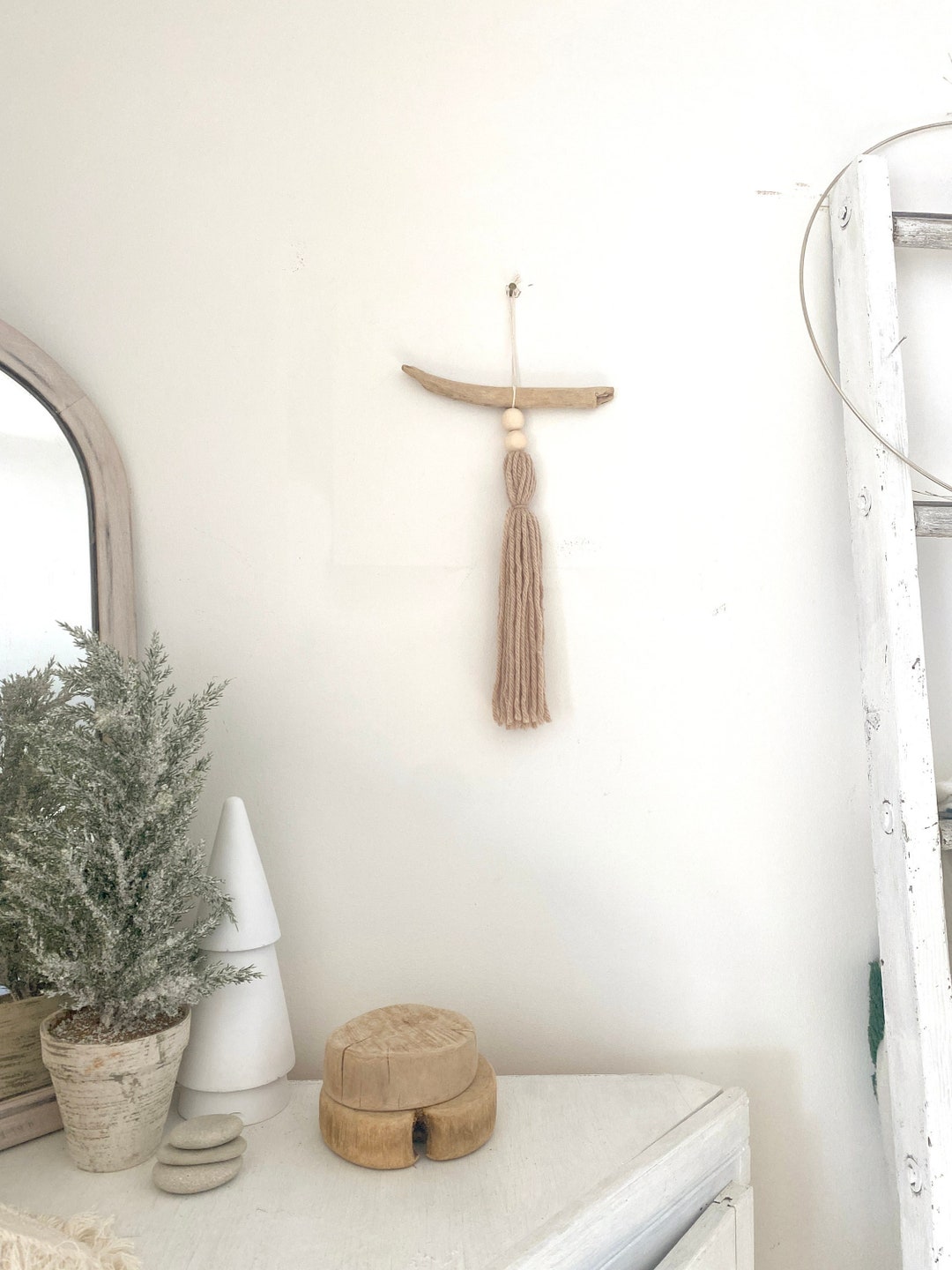 Driftwood Boho Wall Art Driftwood Wall Decor Driftwood Wall Hanging