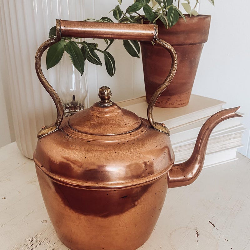 Copper Tea Pot - Etsy