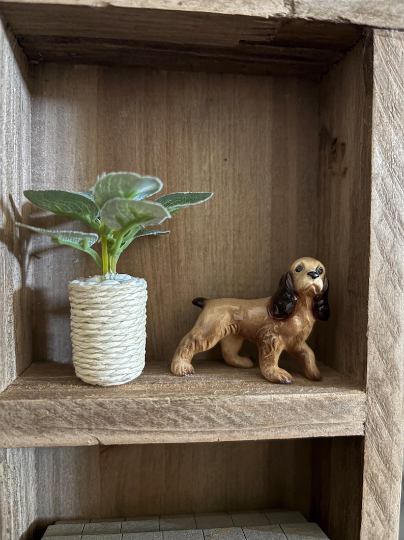 Trinkets, Vintage Hagen Renaker Cocker Spaniel Dog, Antique Shelf ...