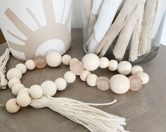 Sea Glass Bead Rope | Etsy