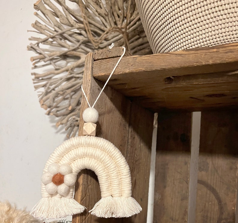 Rainbow Wall Hanging Boho Rainbow Neutral Rainbow Decor - Etsy