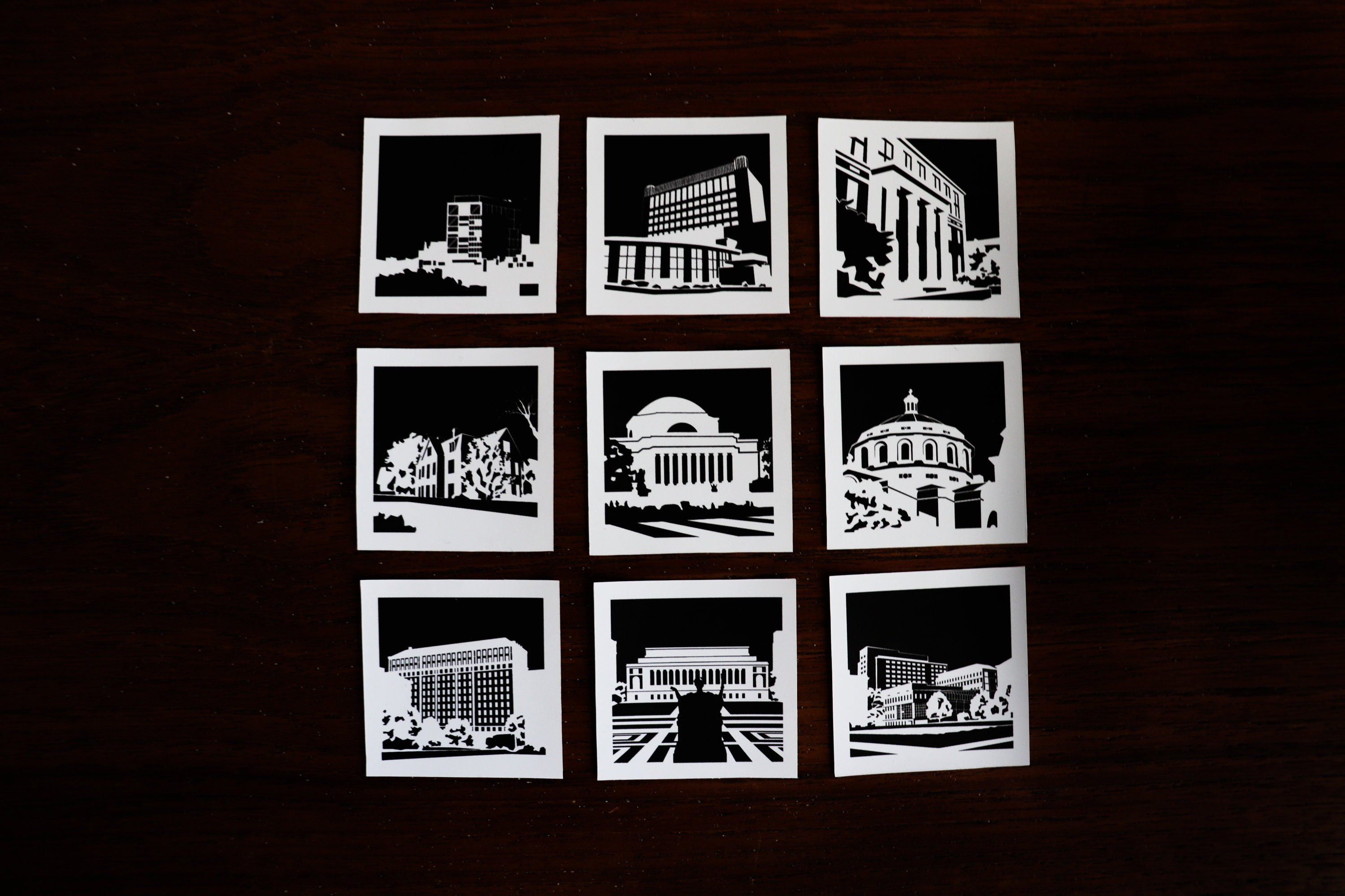 Columbia University Buildings Sticker Pack / Architecture Sticker ...
