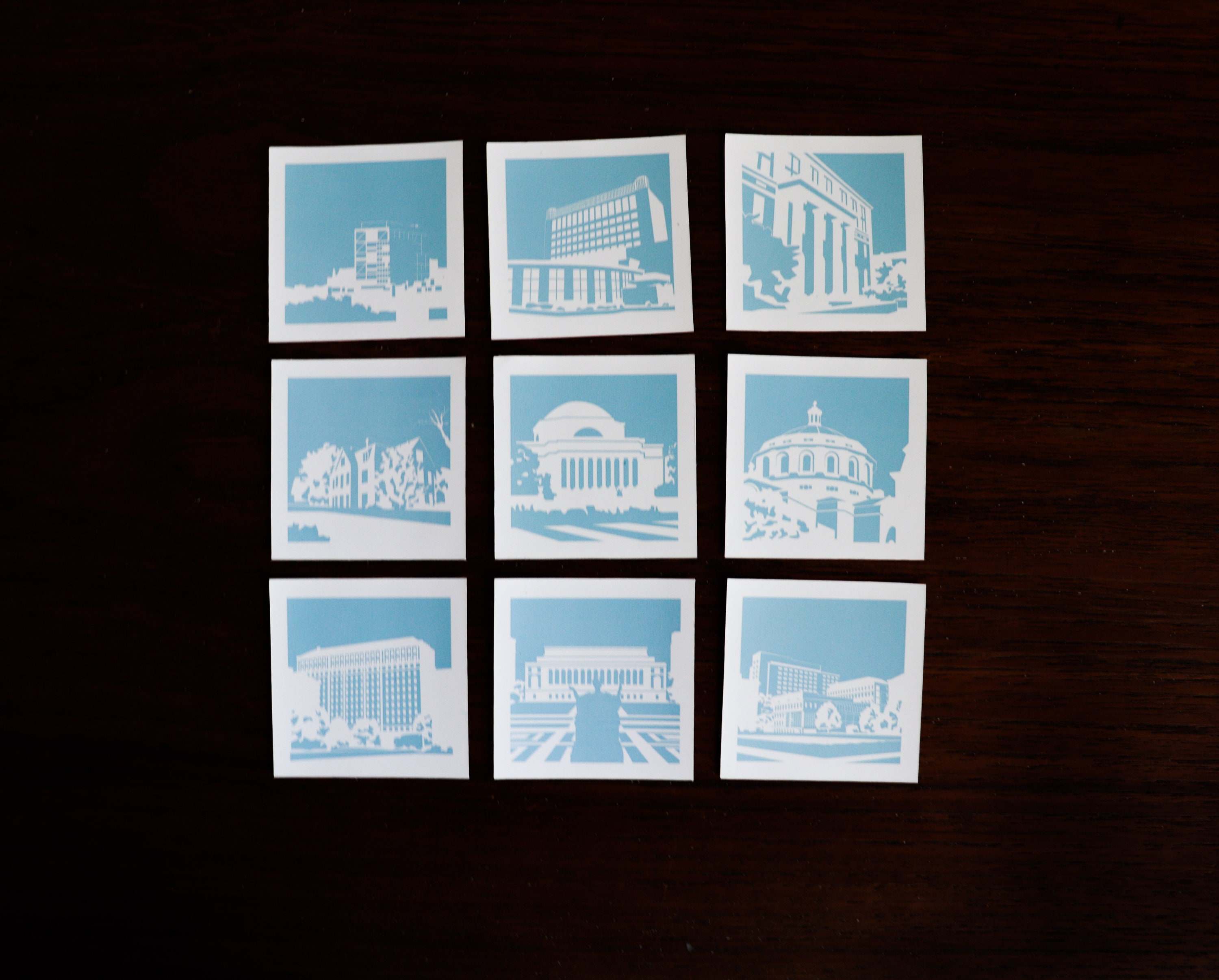 Columbia University Buildings Sticker Pack / Architecture Sticker ...