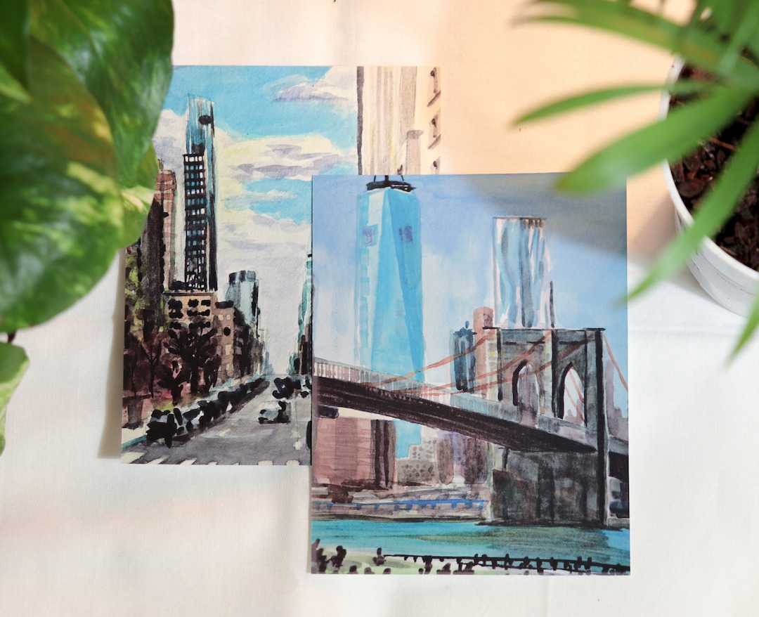 NYC Postcards (ALL 24) Versions 1, 2, 3, and 4 | New York City Travel ...