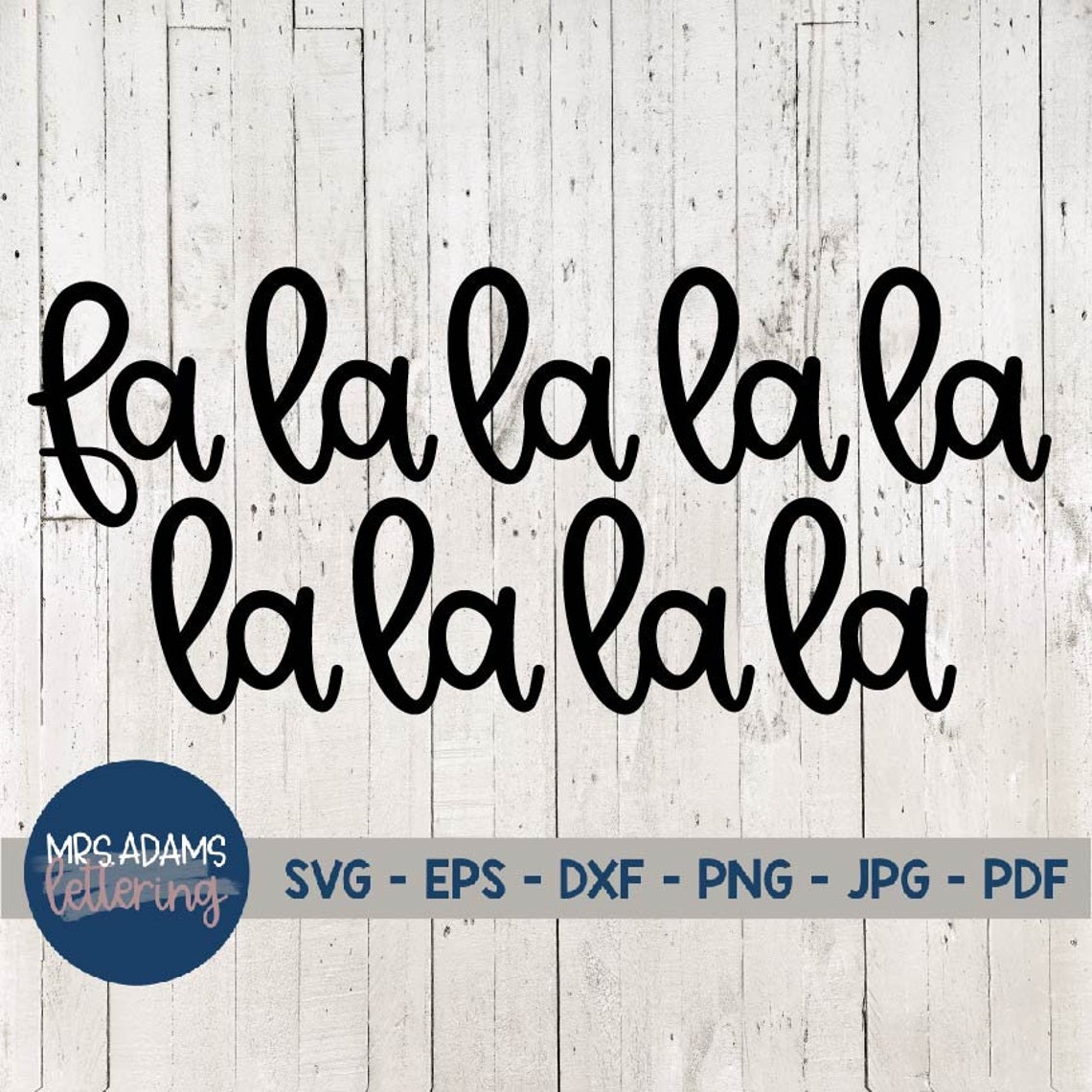 Fa La La La La Svg Christmas Quote Svg Christmas Cut File - Etsy
