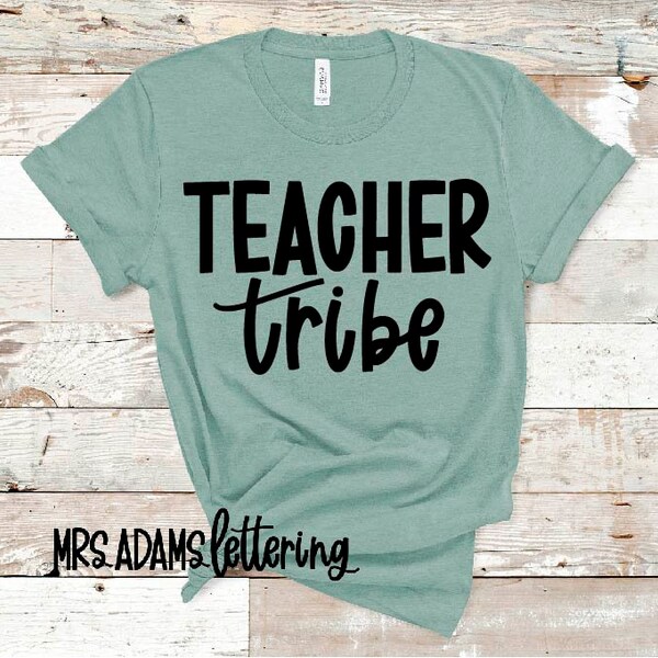 Teacher Tribe Svg - Etsy