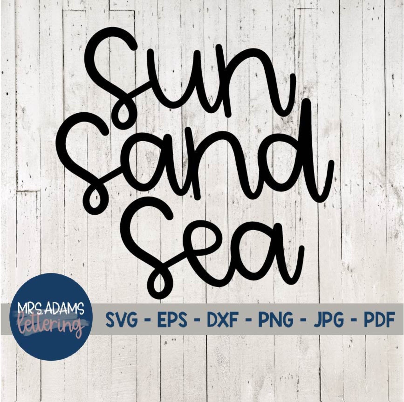 Sun Sand Sea Svg Summer Svg Beach Svg Ocean Svg Beach Life | Etsy
