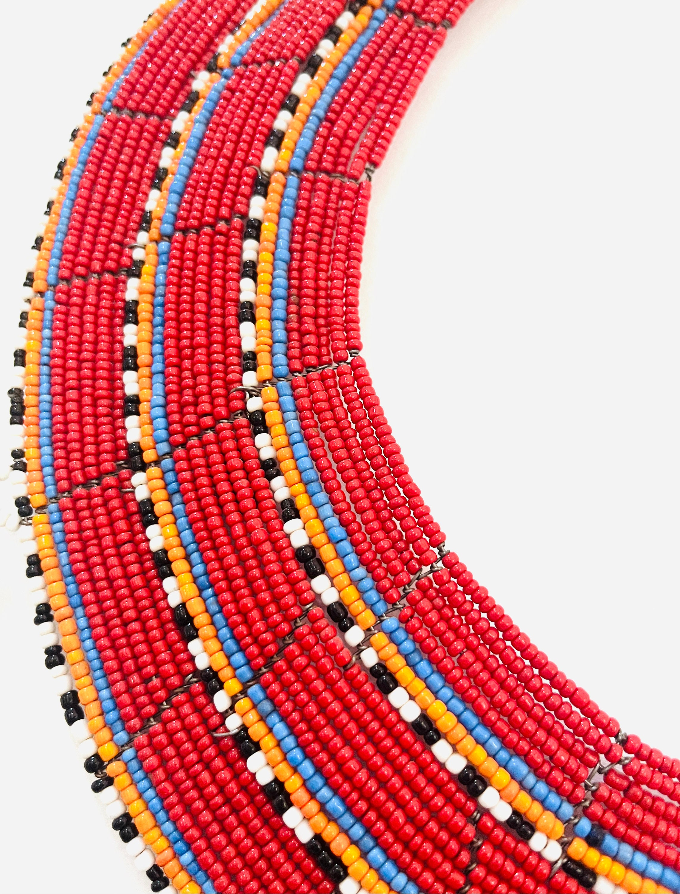 Authentic Maasai Beaded Necklace - Etsy