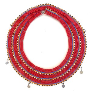 Authentic Maasai Beaded Necklace - Etsy