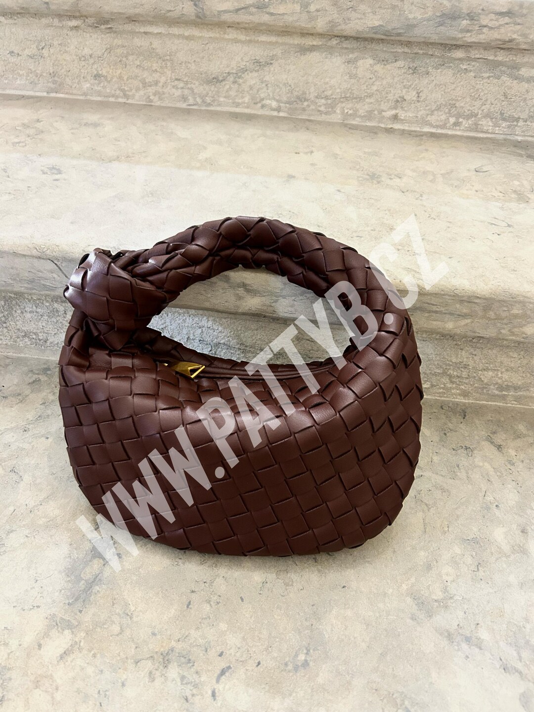 Luxury Braid Bag Woven Design Knot Clutch Top Handle Practical Party ...