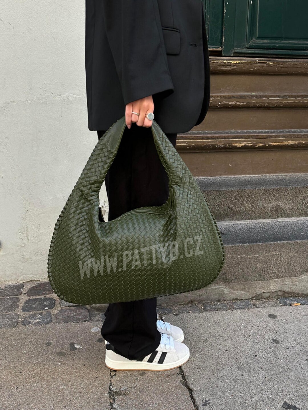Interwoven Hobo Tote for Busy Mom Shoulder Bag Braided Design Luxury ...