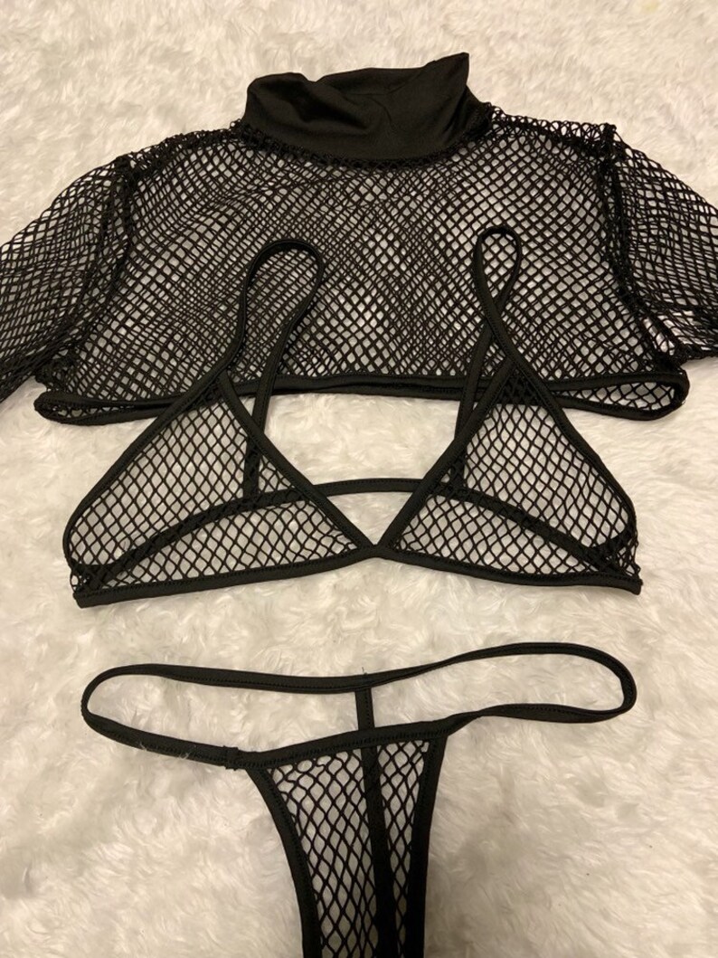Sexy/ 3 Pcs / Transparent Set/ Gothic - Etsy