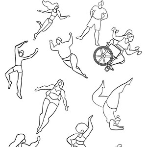 The Body Positive Coloring Book Instant Download JPEG Printable ...
