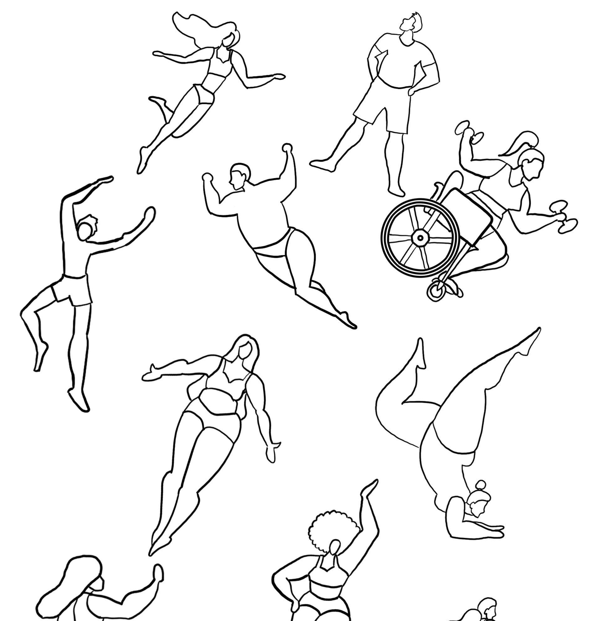 The Body Positive Coloring Book Instant Download JPEG Printable ...