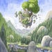 Floating Ruins - Art Print - Etsy