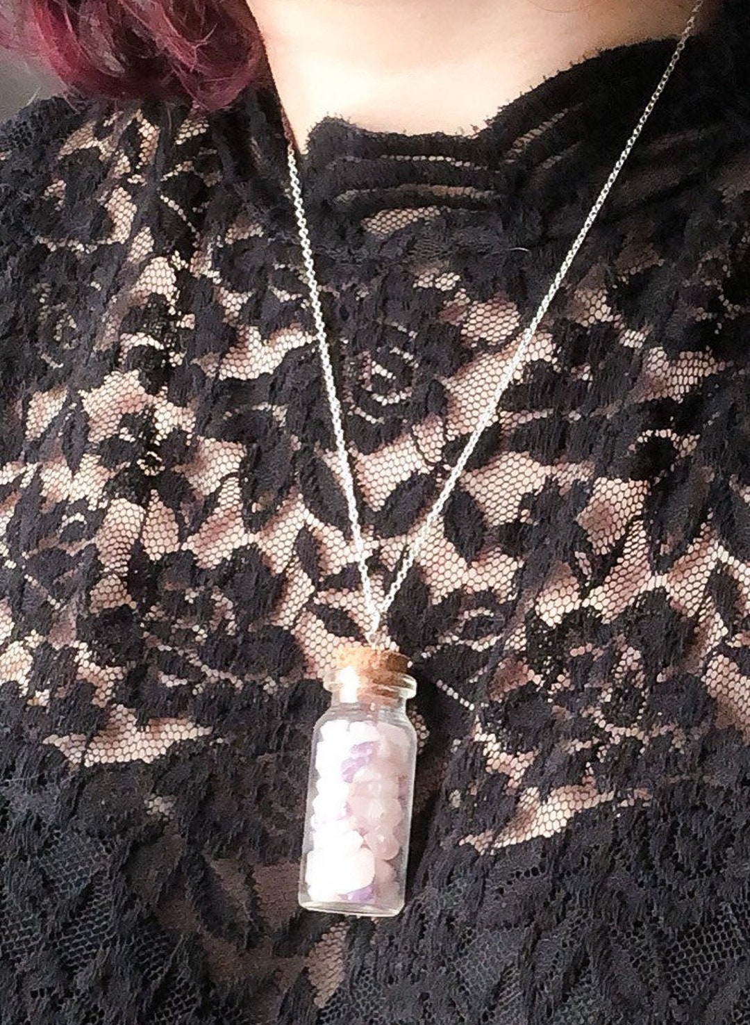 Pretty Empty Glass Vile Necklace! (with Personalization Option) - Etsy