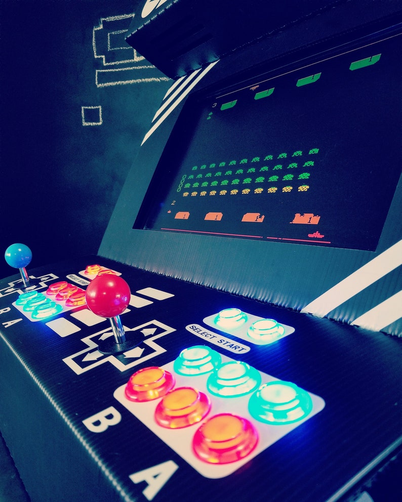 Tabletop Bartop Arcade Template - Etsy